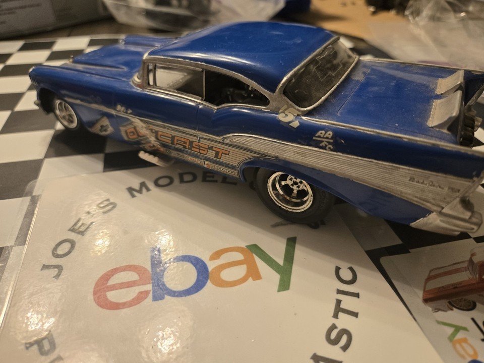 BUILT MODEL CAR MONOGRAM CHEVY FUNNY CAR OUTCAST NEEDS SMALL PARTS | eBay