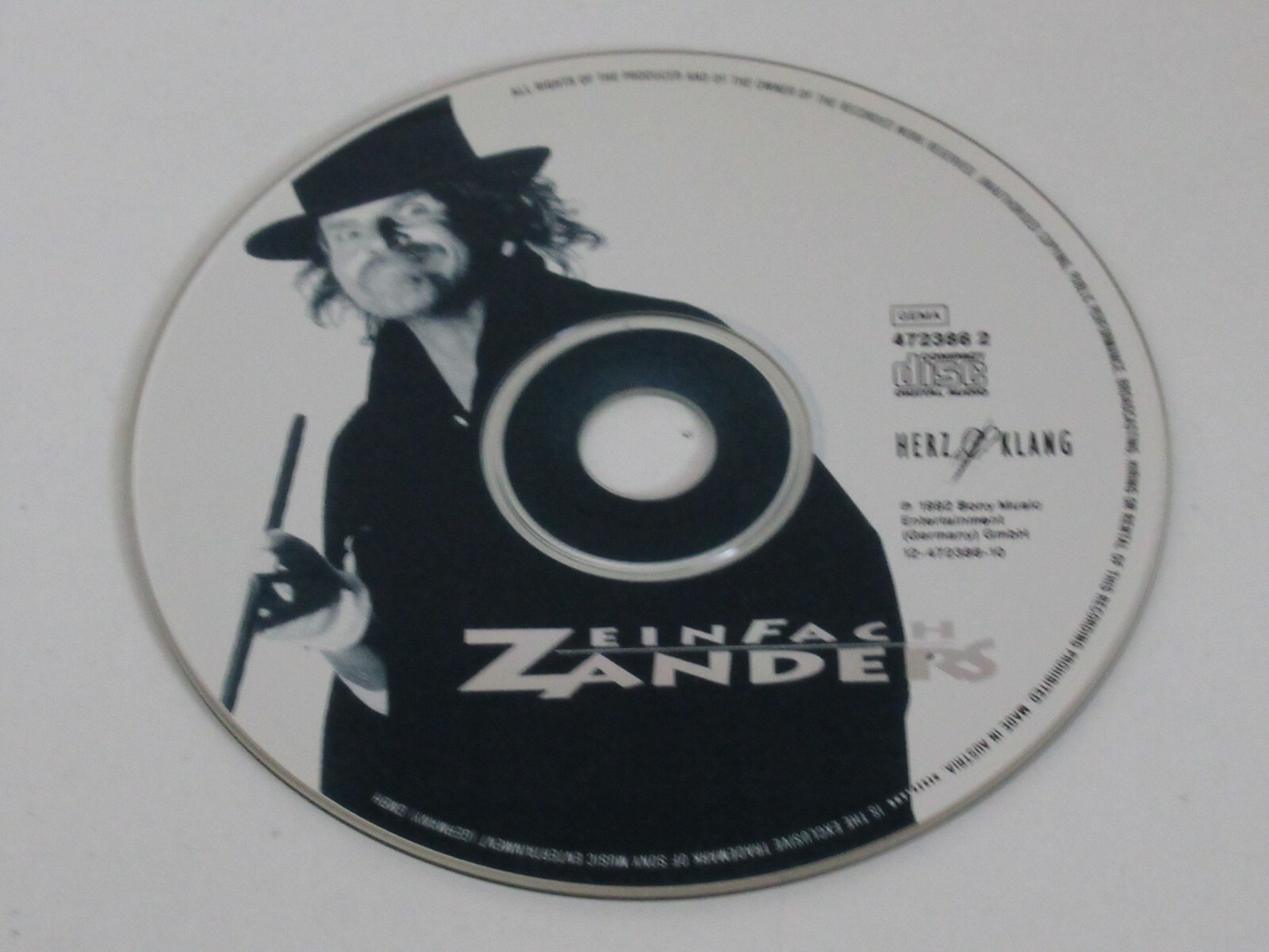 Frank Zander ‎– Einfach Zanders / Herzklang ‎– 472386 2 CD ALBUM | eBay