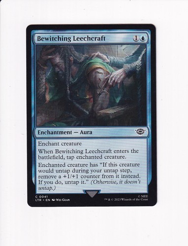 2023 MTG MAGIC THE GATHERING LORD OF THE RINGS BEWITCHING LEECHCRAFT ...
