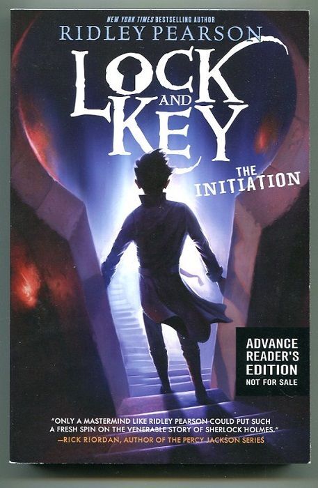 SIGNED Ridley Pearson LOCK & KEY Book #1 The Initiation NICE 2016 ARC ...