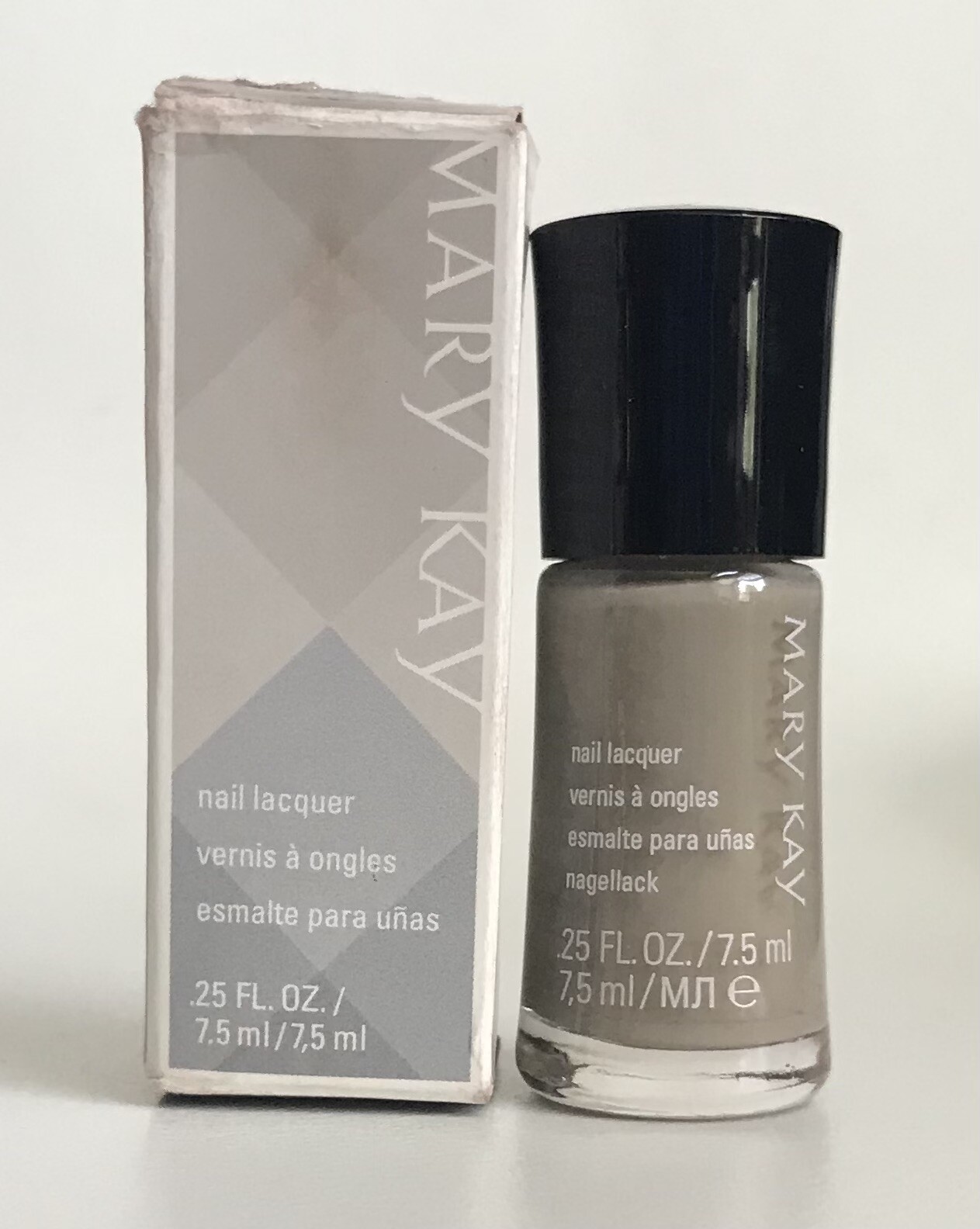 New In Box Mary Kay Nail Lacquer / Polish Gallery Gray .25 fl oz ~ Fast ...