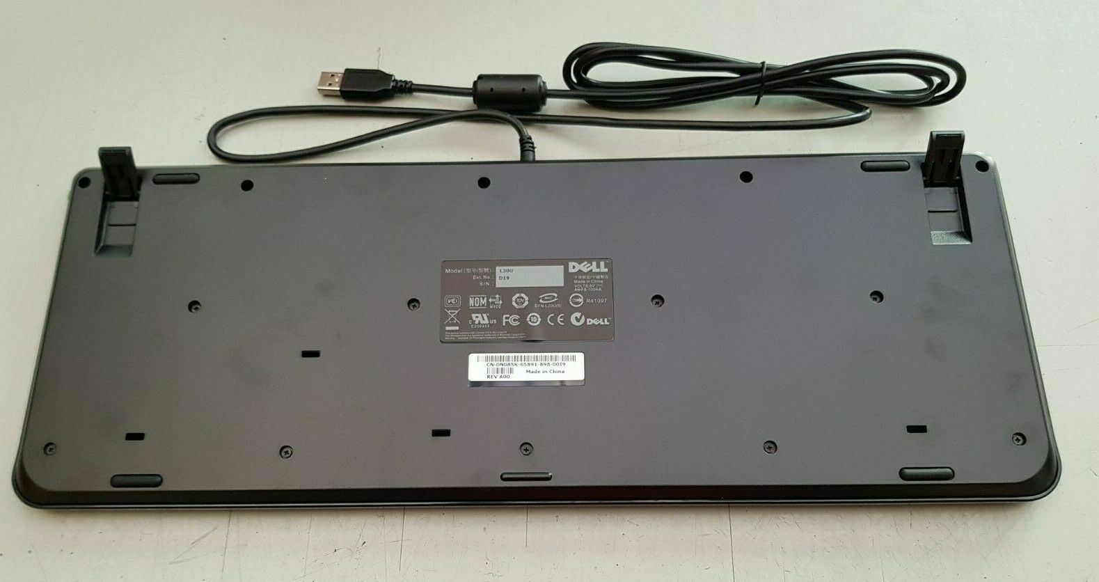 Dell Keyboard L20U USB Corded Multi Media PC Computer Key Board ...