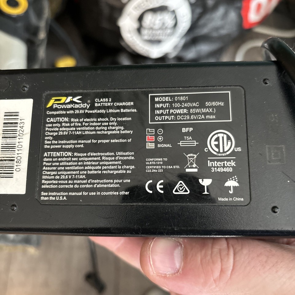 PowaKaddy CT6 Lithium 18 Hole Foldable Golf Trolley - With Charger ...