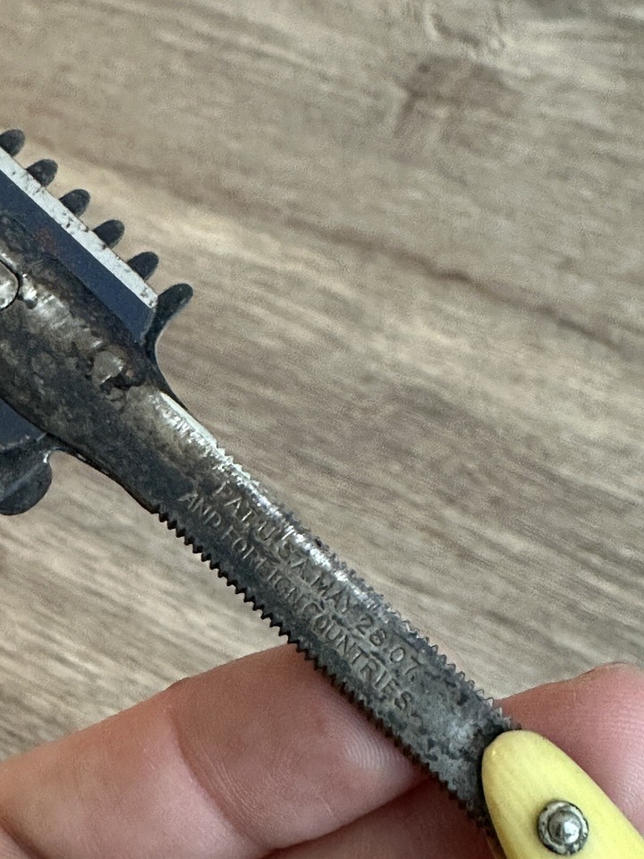 Antique 1907 Durham Duplex USA Blade French Ivory Straight Razor | eBay