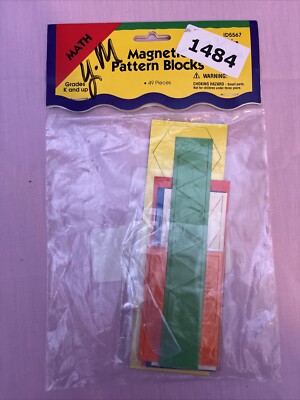 Ideal School Supply Magnetic Pattern Blocks Shapes Educational NIP | eBay
