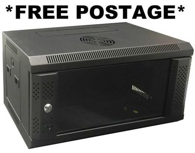 19 Inch 4RU Wall Mount Server Rack Cabinet Network 300mm Deep 4U 4RU ...