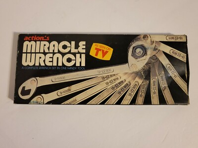 NEW Miracle Wrench Action 15-22 MM Self-adjusting Single Wrench 1983 ...