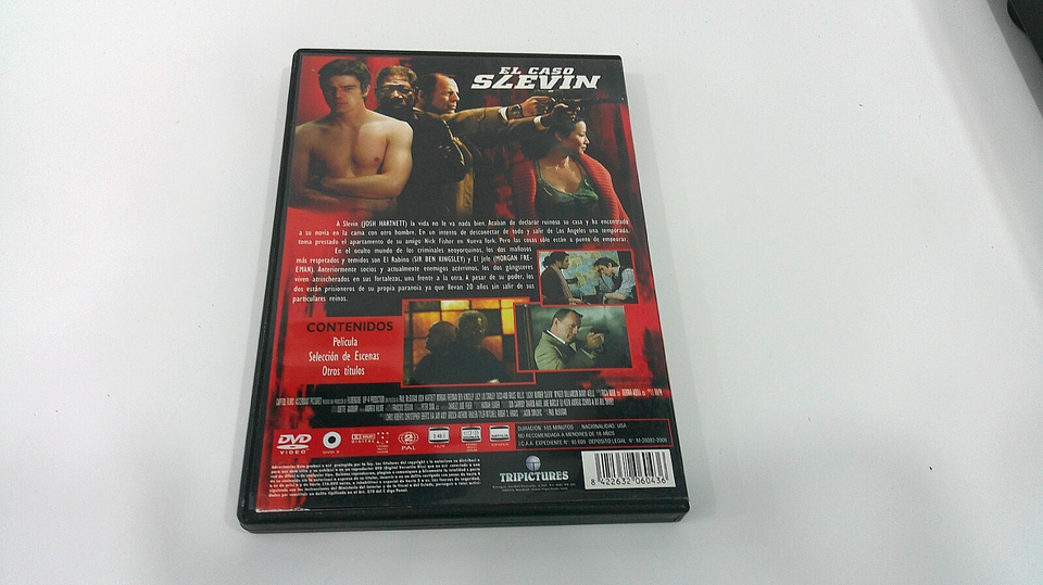 The Case Slevin DVD Morgan Freeman Josh Hartnett Lucy Liu Bruce Willis ...