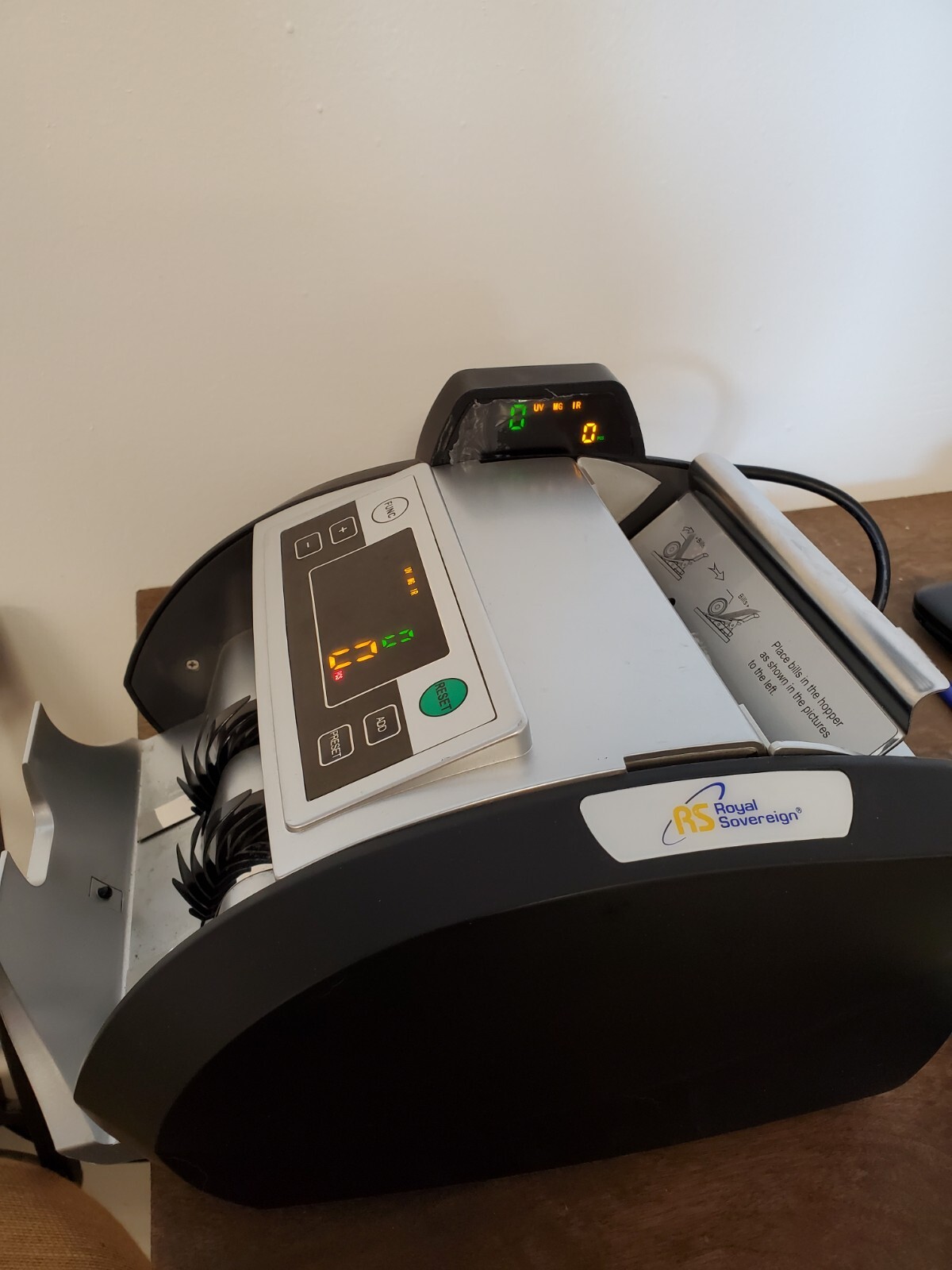 Royal Sovereign Bill Cash Money Counter RBC-2100 | eBay