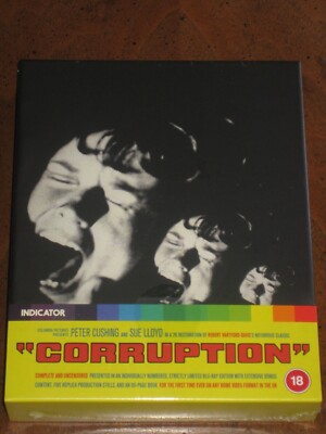CORRUPTION: Indicator Limited Ed (1968) (REGION B Blu-Ray) PETER CUSHING - NEW!! | eBay