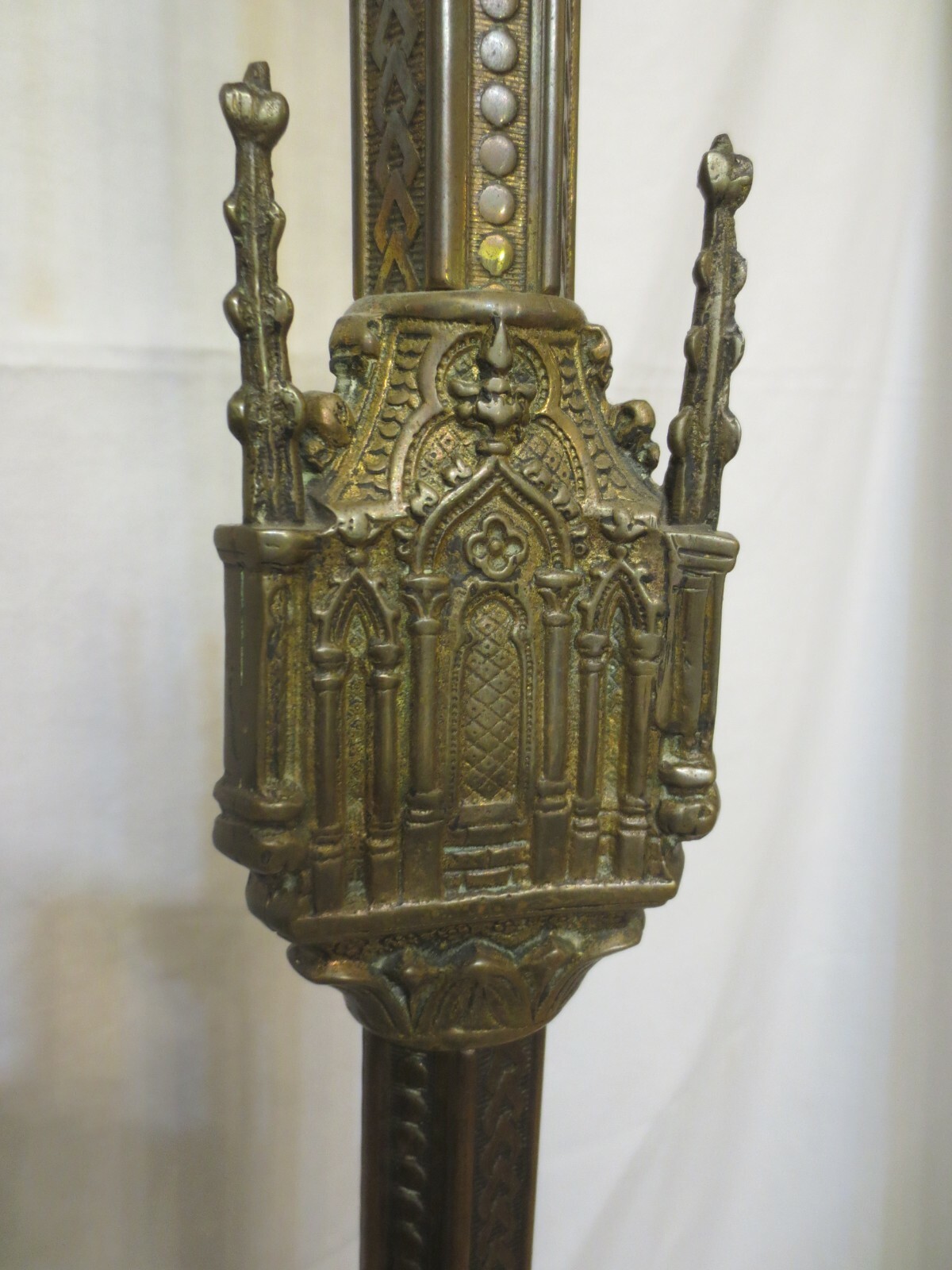 Antique Castle Gothic Medieval table lamp | eBay