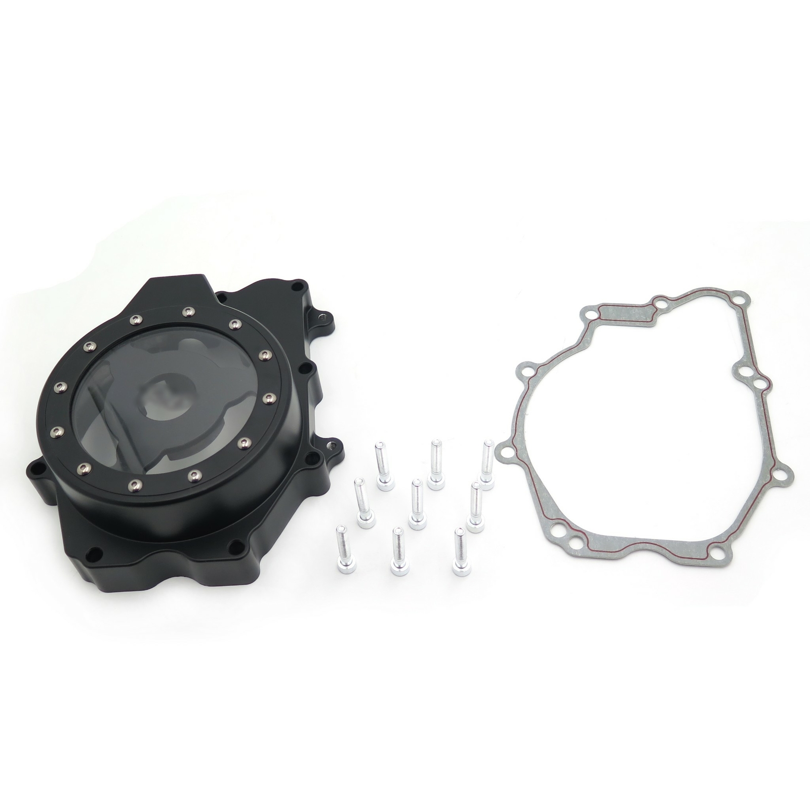 Black Stator Engine Cover See Through For Yamaha 2006 YZF-R6S / 2003 ...