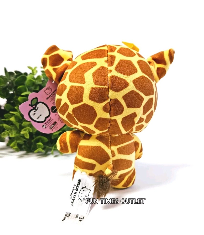 Sanrio Hello Kitty Safari Giraffe Costume 6" Plush Figure Stuffed Girls ...