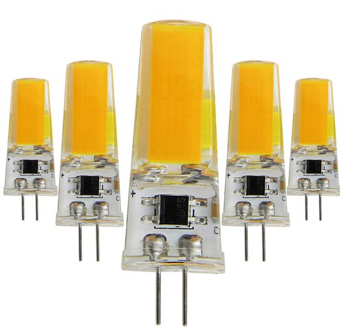 5pcs White+10pcs Warm white G4 Bi-pin Dimmable 3W COB 2508 LED Bulb ...