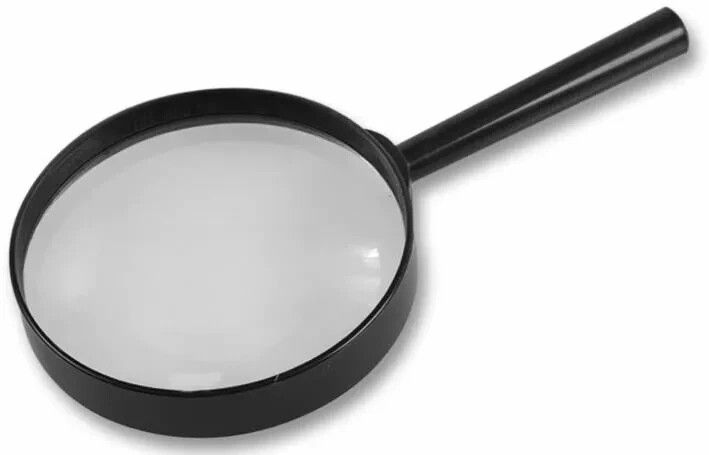 POWERFUL MAGNIFYING GLASS 100MM LARGE MAGNIFIER READING GLASS LENS ...