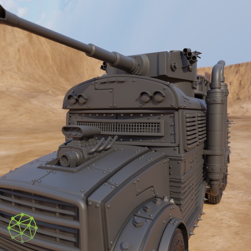 Armored Bus | Post Apocalyptic | Car Wars | Gaslands | Scale Mini | eBay