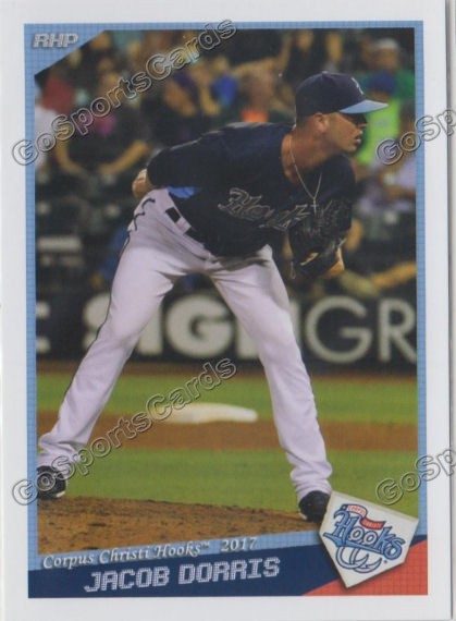 2017 Corpus Christi Hooks Jacob Dorris RC Rookie Houston Astros | eBay