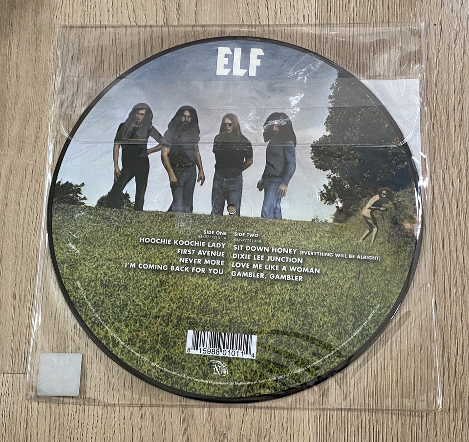 Elf S/T Self Titled Debut Ronnie James Dio Picture Disc Rare Vinyl LP ...
