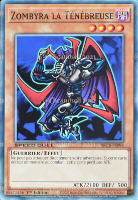 carte YU-GI-OH SBCB-FR094 Zombyra la Ténébreuse C NEUF FR | eBay