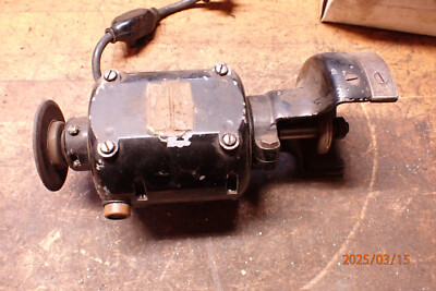 VINTAGE DUMORE METAL LATHE TOOL POST GRINDER MOTOR UNIT WITH GUARD ...
