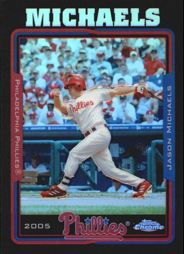 2005 Topps Chrome - Jason Michaels #371 Black Refractor /225 for sale ...