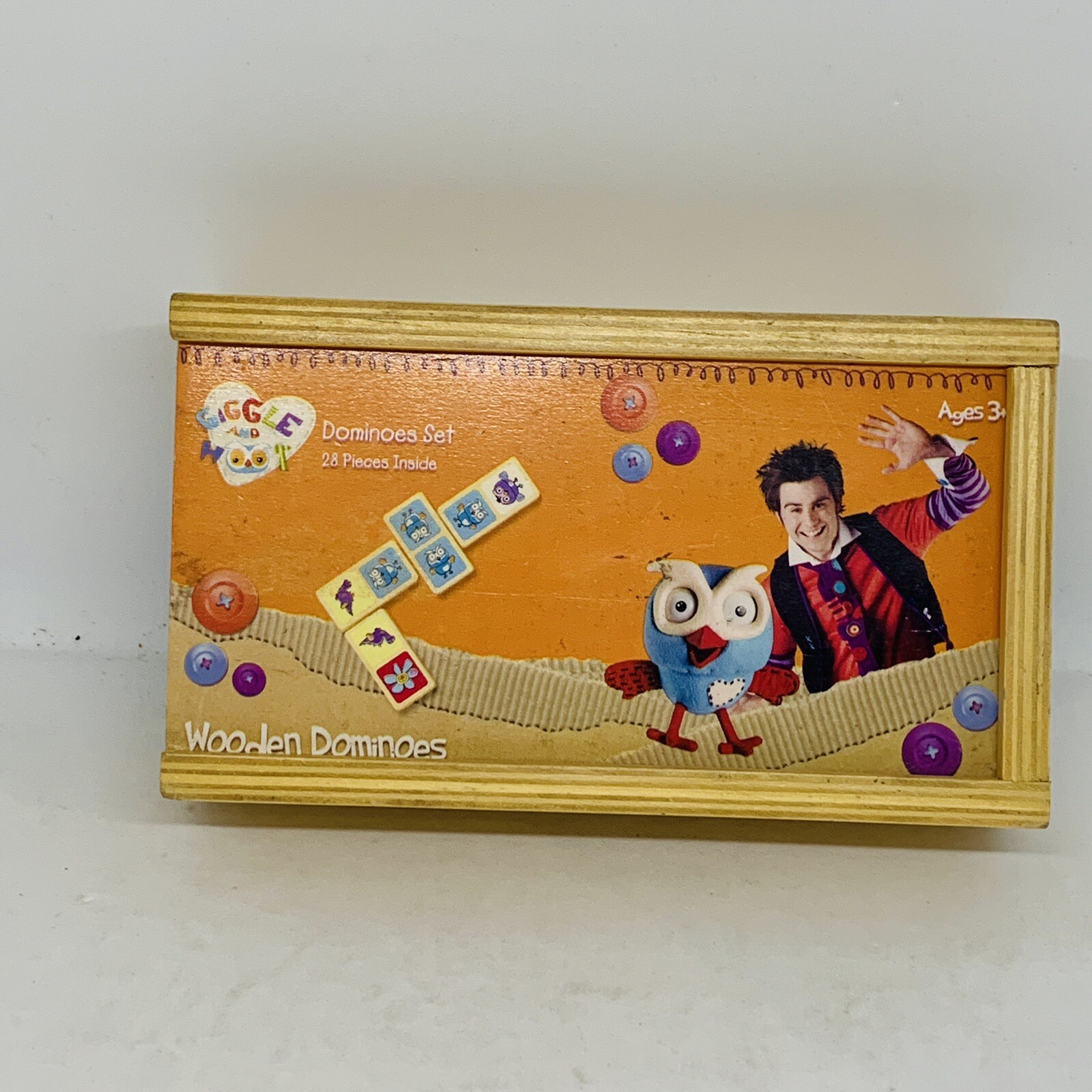 Wooden Dominoes Set Giggle And Hoot TV Show Starring Jimmy Rees Kids ...