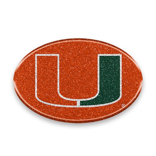 Miami Hurricanes Bling Auto or Hard Surface Emblem Decal NCAA Licensed ...
