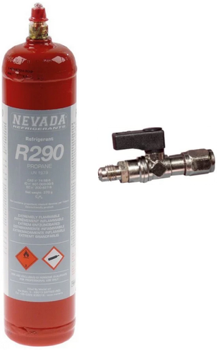 Kit De Bouteille + Raccord R290 370Gr Recharge Réfrigérateur Sèche ...