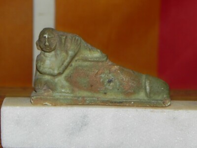 Graeco-Roman painted ithyphallic figure, Roman period, 300 BC - 1 AD | eBay