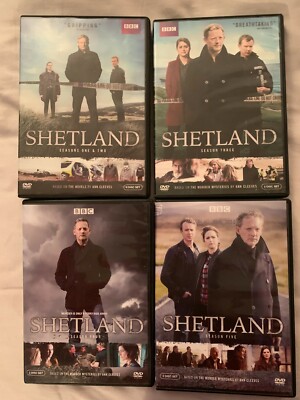 TV DVD lot SHETLAND BBC iTV 1 2 3 4 5 seasons US R1 WOW British Brit ...