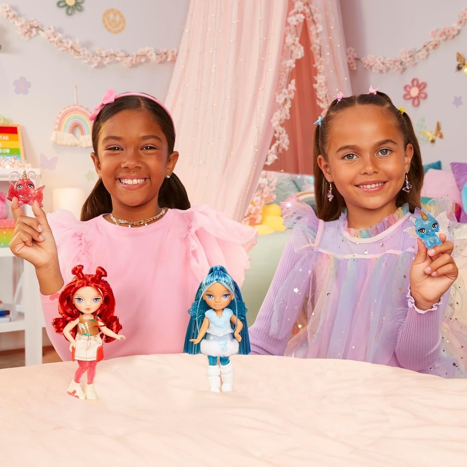 Rainbow High Littles Rainbow Fantasy Fairies & Pet - Amethyst, Purple ...