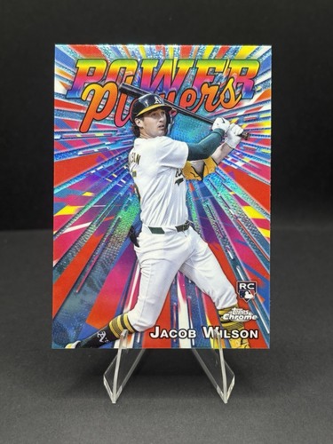 2025 topps chrome power players jacob wilson rookie | eBay