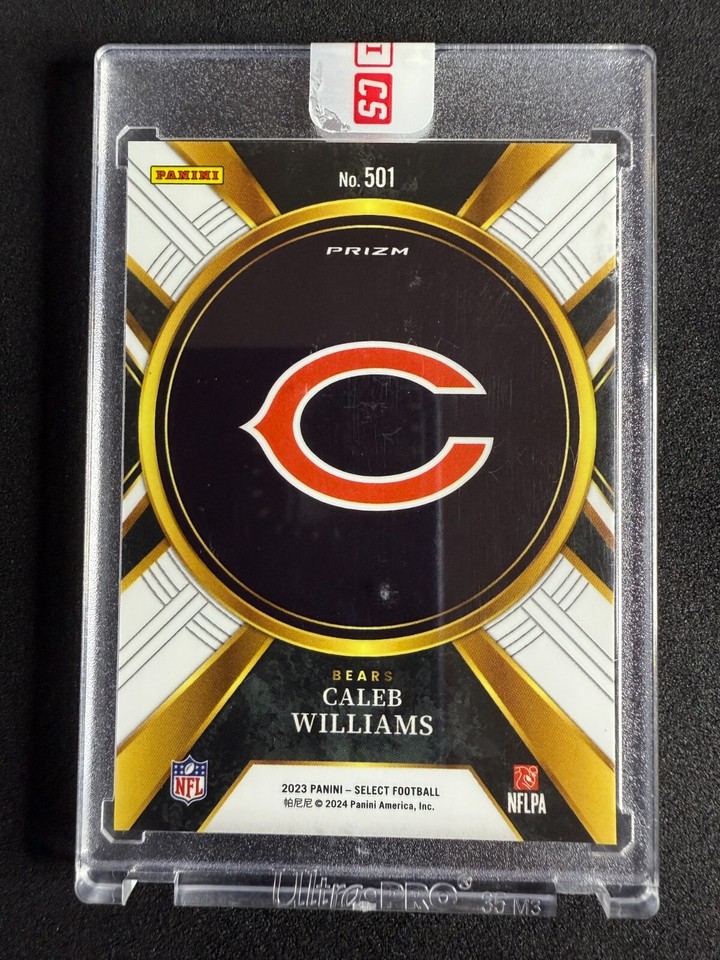 2023 Panini Select #501 Caleb Williams Silver XRC RC Rookie Bears ...