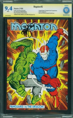 MEGATON #3 (1986) CGC 9.4, Savage Dragon, SS Signed by Eric Larsen | eBay