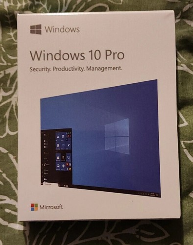 NEW Microsoft Windows 10 Pro Professional 32/64bit USB Kit Package ...