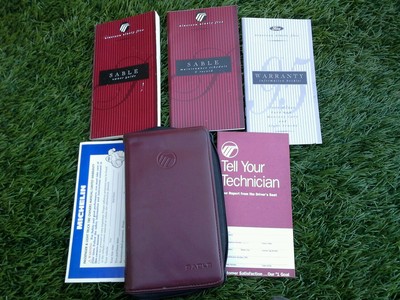 1995 MERCURY SABLE OWNER MANUAL OEM SEE PHOTO B3 | eBay