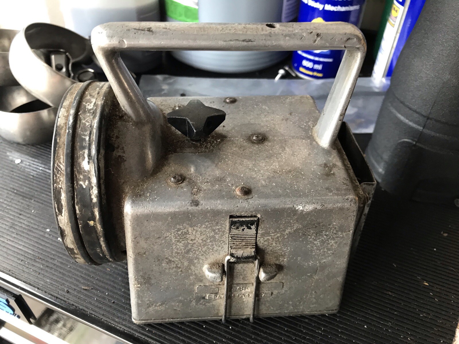 Vintage Industrial British Rail Hand Bardic Lamp Train Signal Light ...