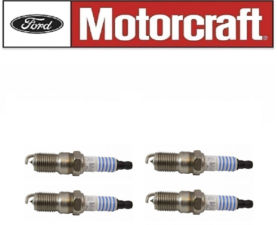 Set of 4 Motorcraft Spark Plugs SP432 AGSF32FM, AWSF32F, Finewire ...