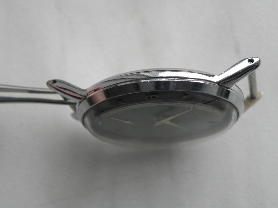 Vintage Zenith Cal 126 Black Sub Second Dial Swiss Made 1950`s | eBay