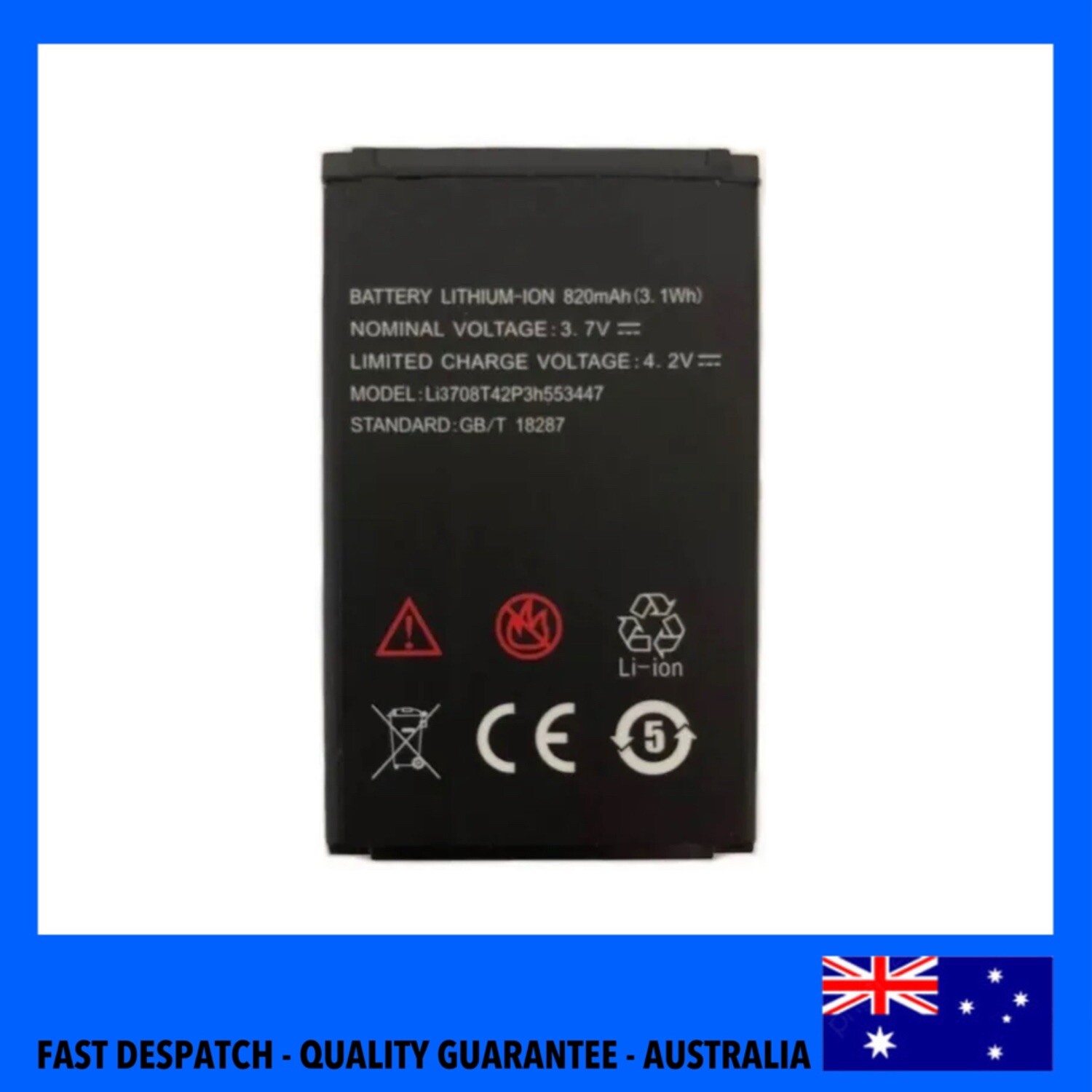 New LI3709T42P3H553447 Battery for ZTE Telstra Easy Discovery 4 T4 ...