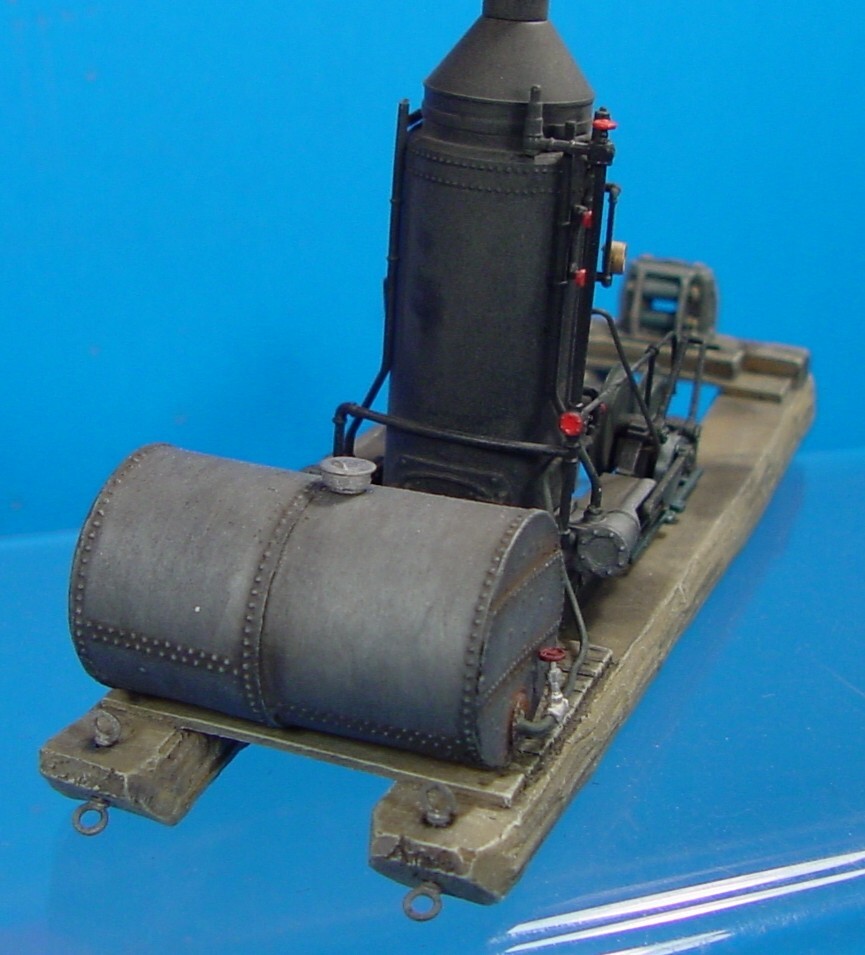 O SCALE On3/On30 DONKEY SLED WITH DETAILS KIT FOR BACHMANN SPECTRUM LOG ...