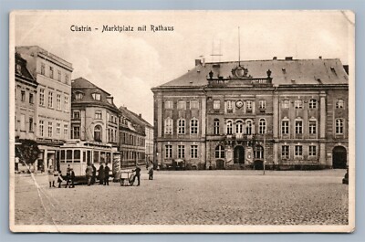 CUSTRIN GERMANY MARKTPLATZ MIT RATHAUS ANTIQUE POSTCARD | eBay