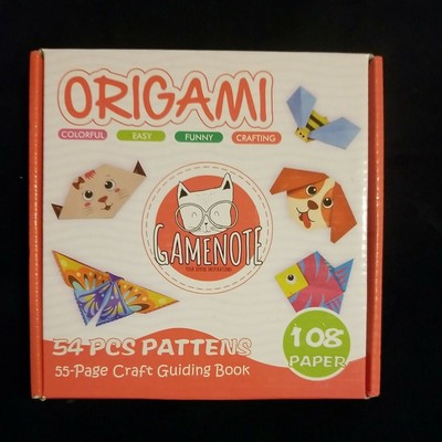 Gamenote 14x14 cm Kids Origami Kit - Multicolor, 108 Papers ...