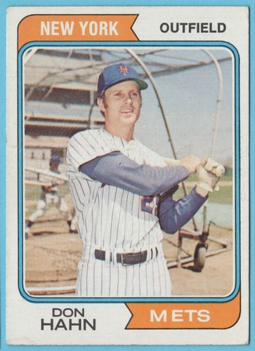 1974 Topps Don Hahn New York Mets #291 | eBay