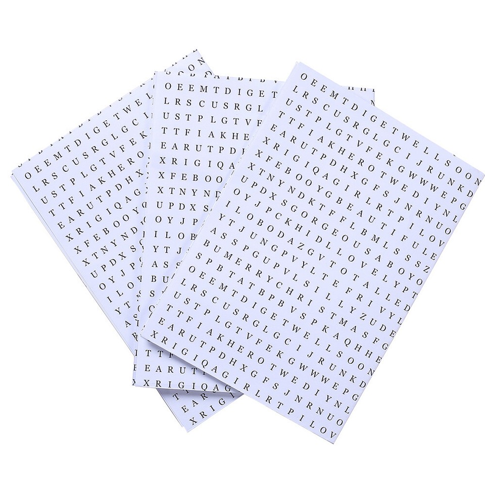 🎁 Hilarious "Find the Words" Wrapping Paper – 3 Sheets of Gift-Wrapping ...