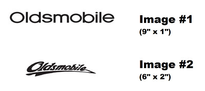 OLDSMOBILE Script Emblem Vinyl Decal Die Cut Sticker Many Colors | eBay