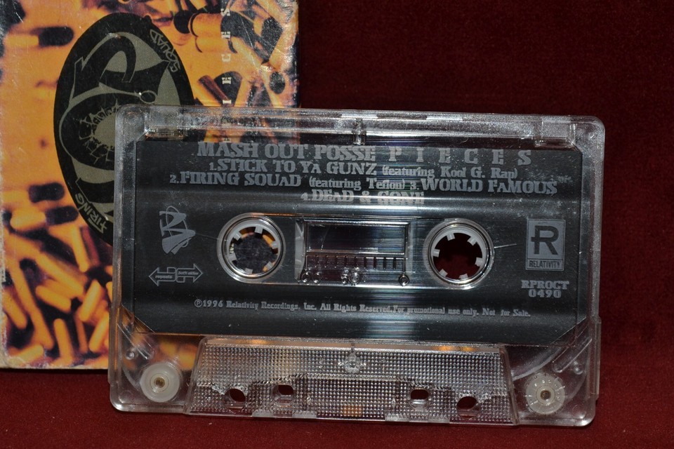 Mash Out Posse MOP 1996 Pieces Firing Squad Cassette Tape Single Hip ...