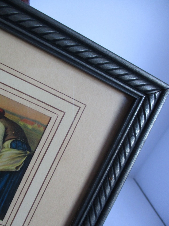 The Gleaners Lithograph Print Framed 1930's Vintage Jean-Francois Millet Art | eBay