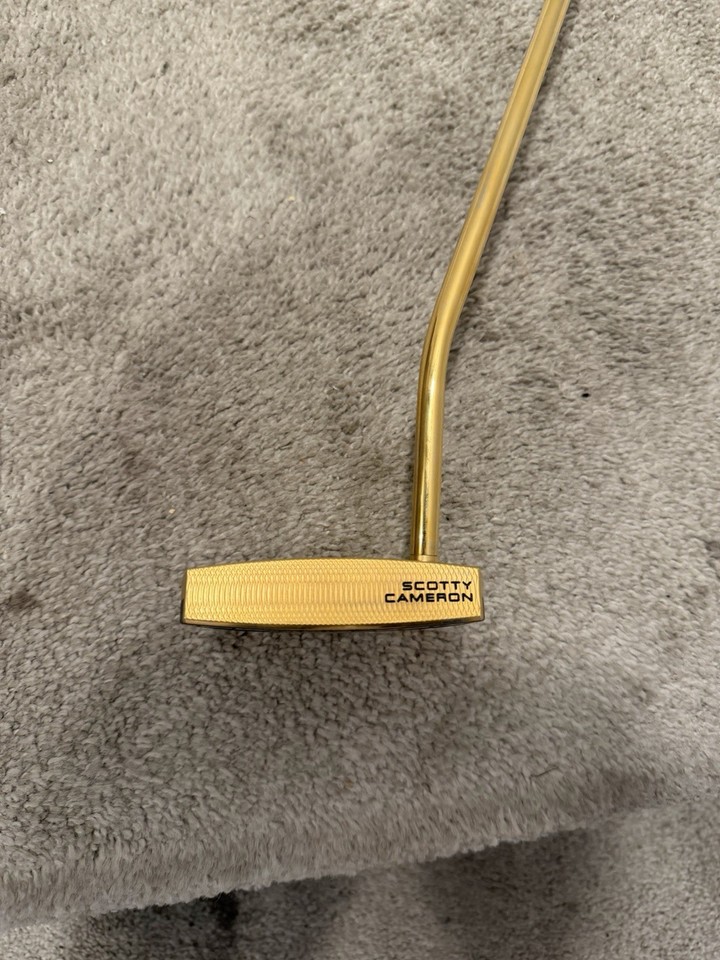 24k Gold Scotty Cameron Phantom Right-Handed Putter- Long Design | eBay