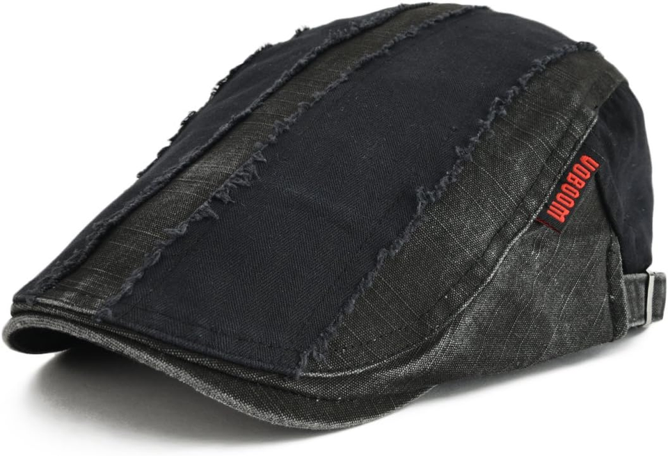 VOBOOM 100% Cotton Distressed Ivy Newsboy Caps Cabbie Gatsby Hat ...